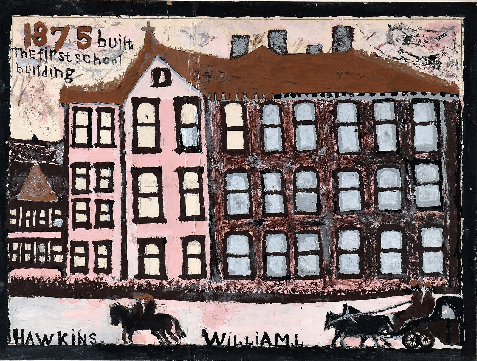 William Hawkins | 1875 Built The First School Building | MutualArt