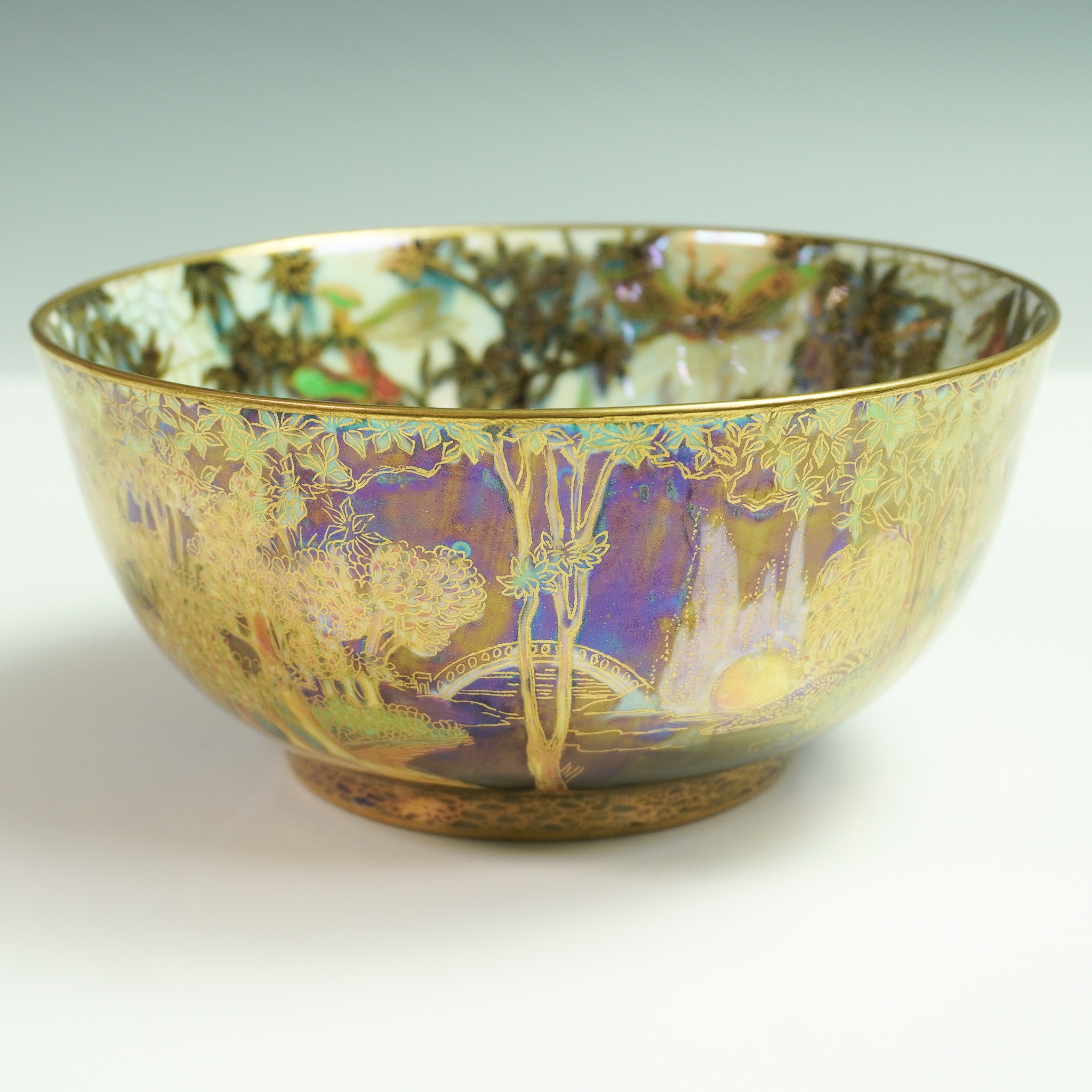 Daisy Makeig-Jones | Wedgwood Black Fairyland Lustre Imperial Bowl ...