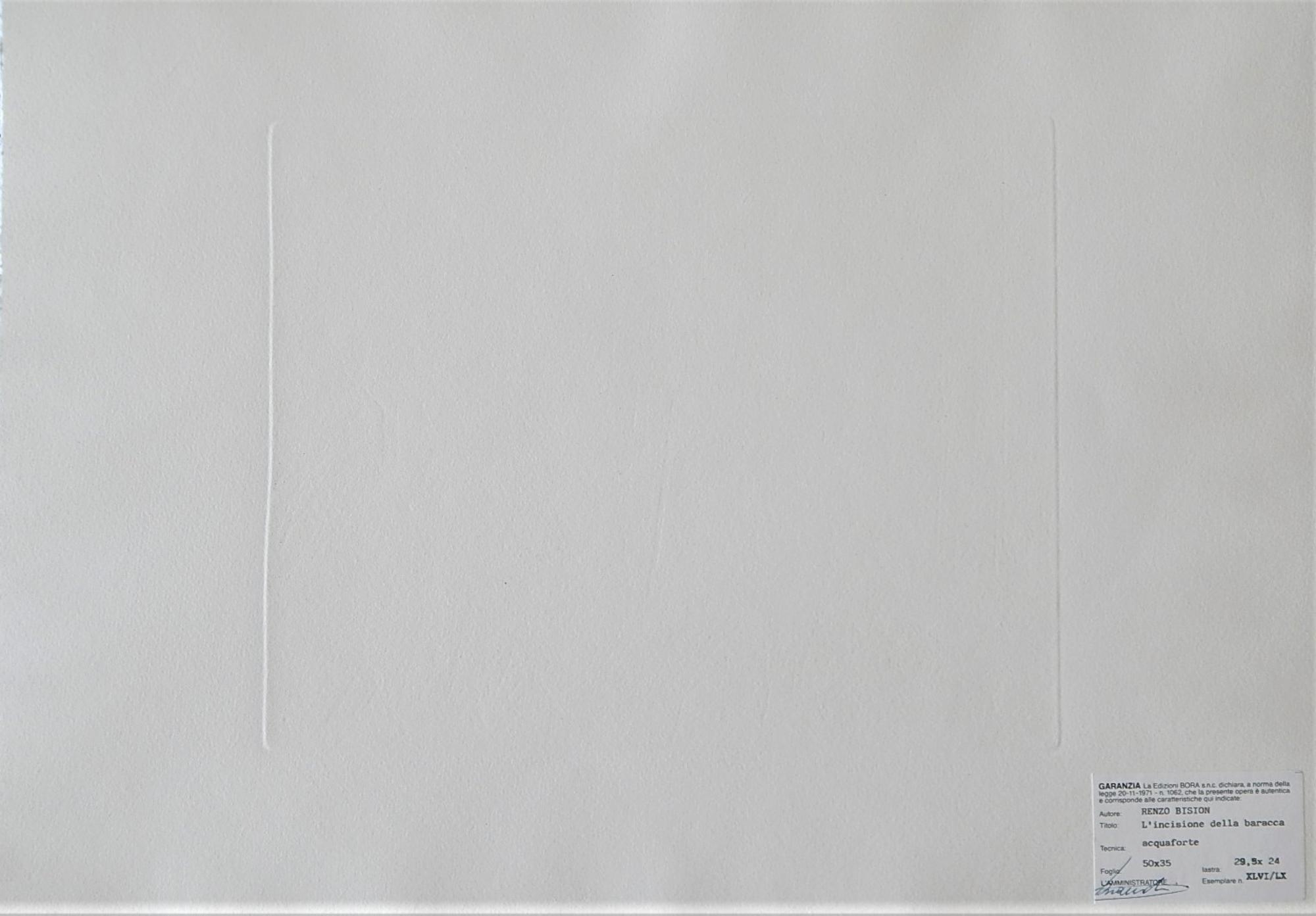 Renzo Biasion | L'INCISIONE DELLA BARACCA | MutualArt