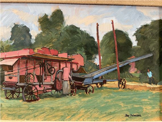 Charles Debenham | Threshing Machine | MutualArt