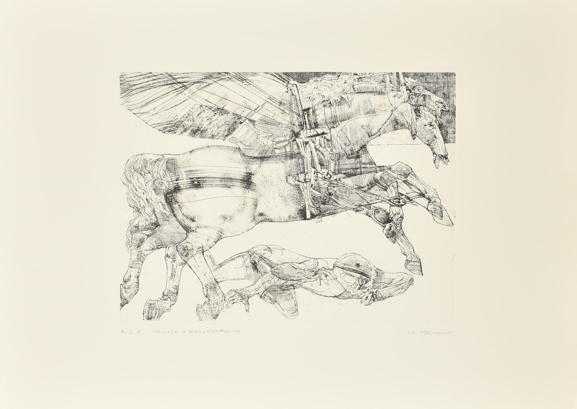 Walter Cremonini | PEGASO E BELLEROFONTE | MutualArt