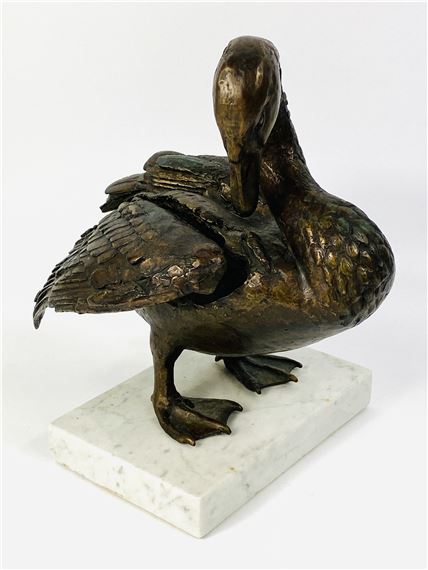 Sally Arnup | A Sally Arnup bronze sculpture of a female mallard duck ...