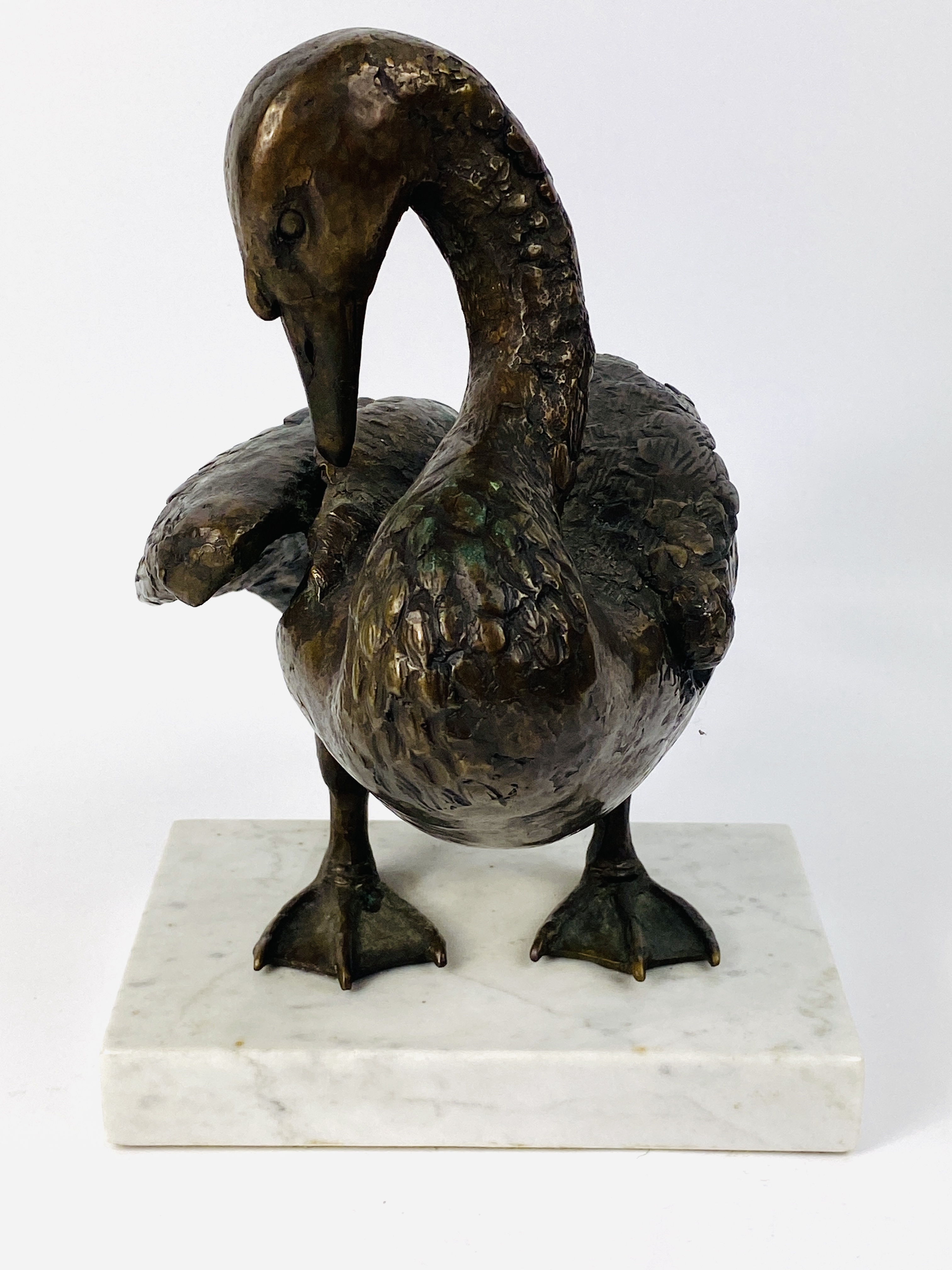 Sally Arnup | A Sally Arnup bronze sculpture of a female mallard duck ...