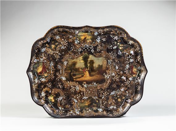 Jennens & Bettridge | A Victorian tea tray (Circa 1840) | MutualArt