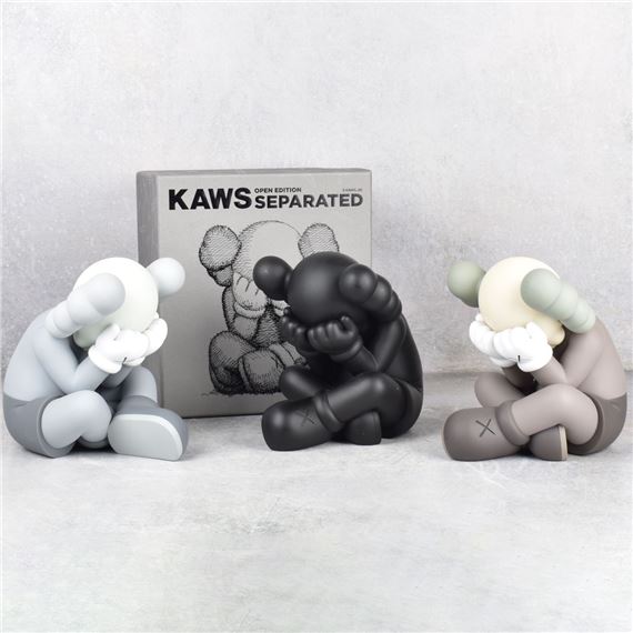 KAWS | Collection of Three Painted Cast Vinyl Figures | MutualArt