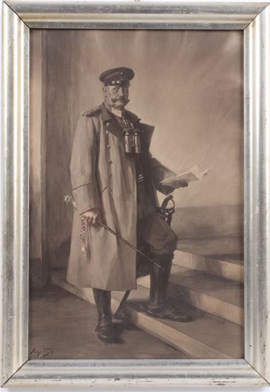 Hugo Vogel | Portrait des General Paul von Hindenburg (1915) | MutualArt
