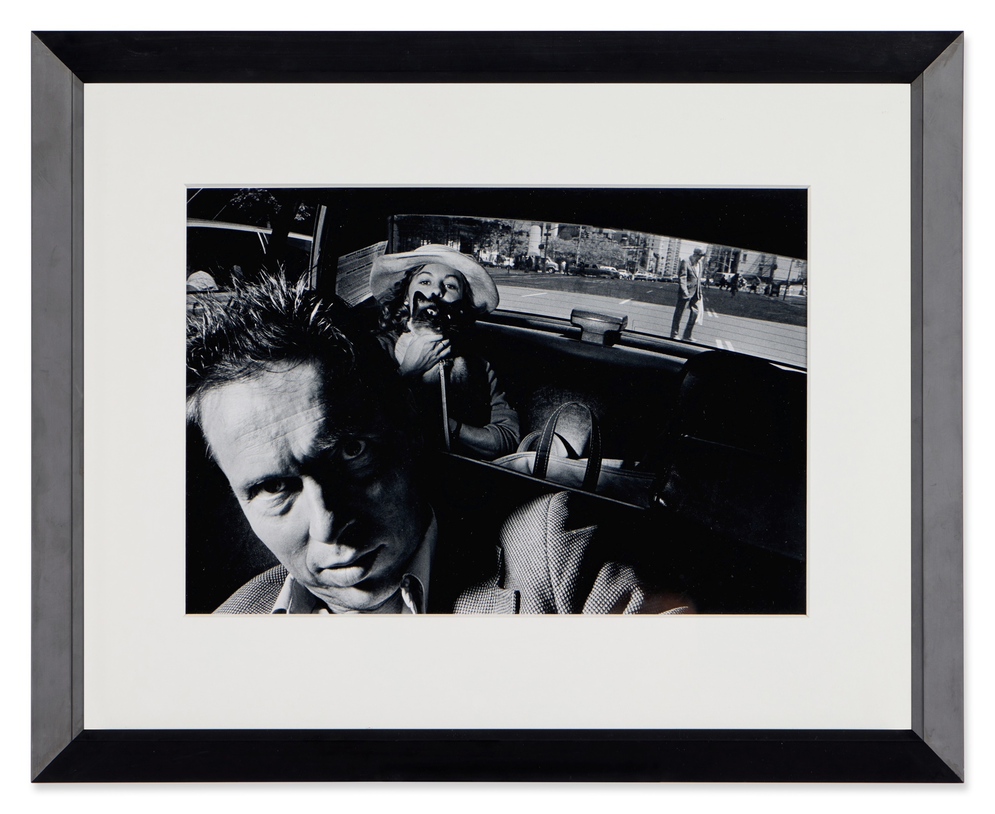 Ryan Weideman | Self-Portrait with a Woman and Cat (1987) | MutualArt