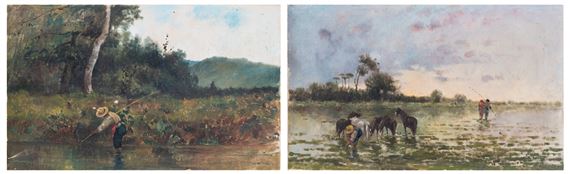 Francesco Capuano | Landscapes with farmers | MutualArt