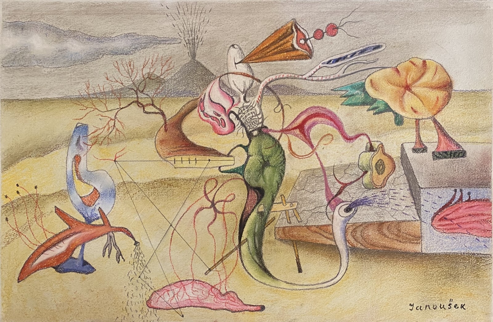 Frantisek Janousek | Composition surréaliste | MutualArt