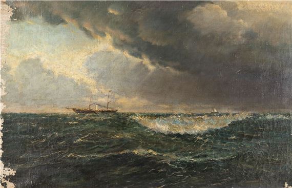 Mikhail Stepanovich Tkachenko | SEA LANDSCAPE (1908) | MutualArt