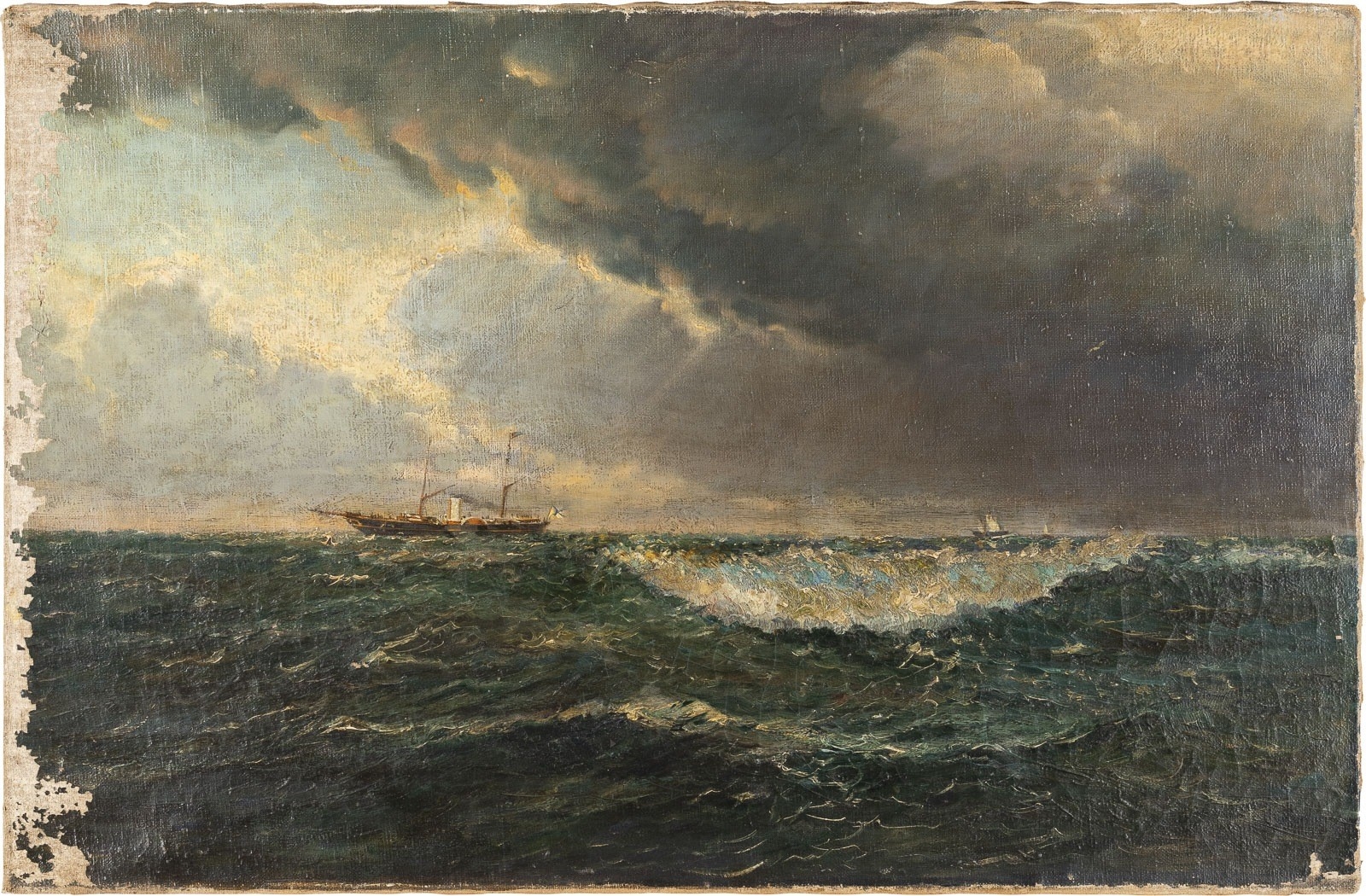 Mikhail Stepanovich Tkachenko | SEA LANDSCAPE (1908) | MutualArt