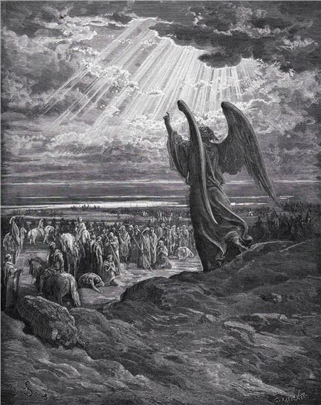 Gustave Doré | The Angel Appearing to Joshua (1880) | MutualArt