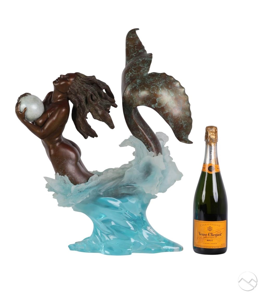Jeffery Hall | Pearl Diver Mermaid Sculpture (1991) | MutualArt