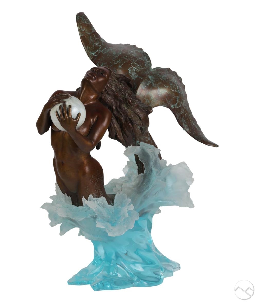 Jeffery Hall | Pearl Diver Mermaid Sculpture (1991) | MutualArt
