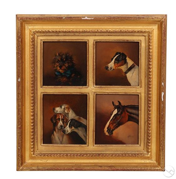 Alfred Wheeler | Animal Portrait Paintings | MutualArt