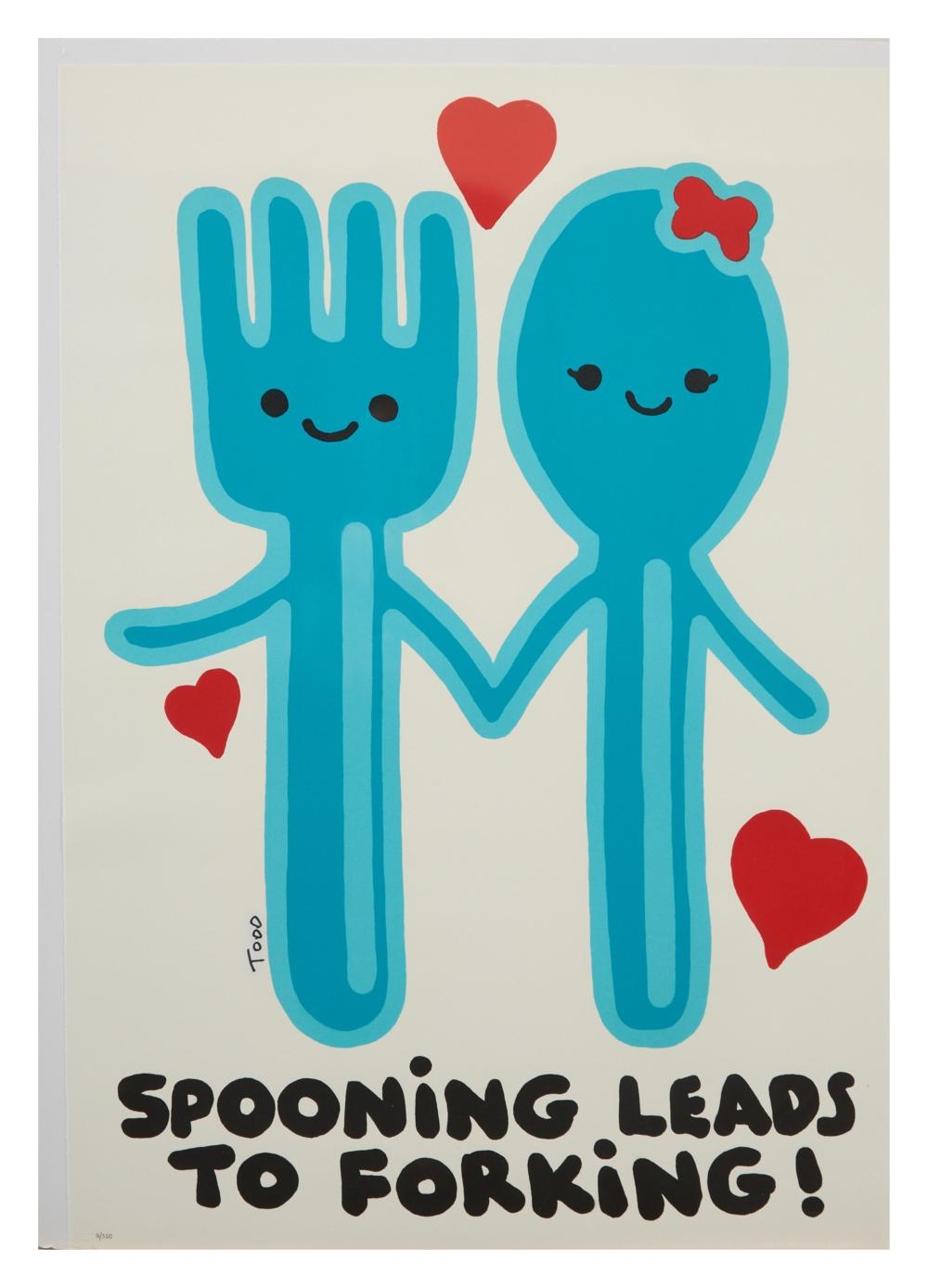 Todd Goldman | Spooning Leads to Forking | MutualArt