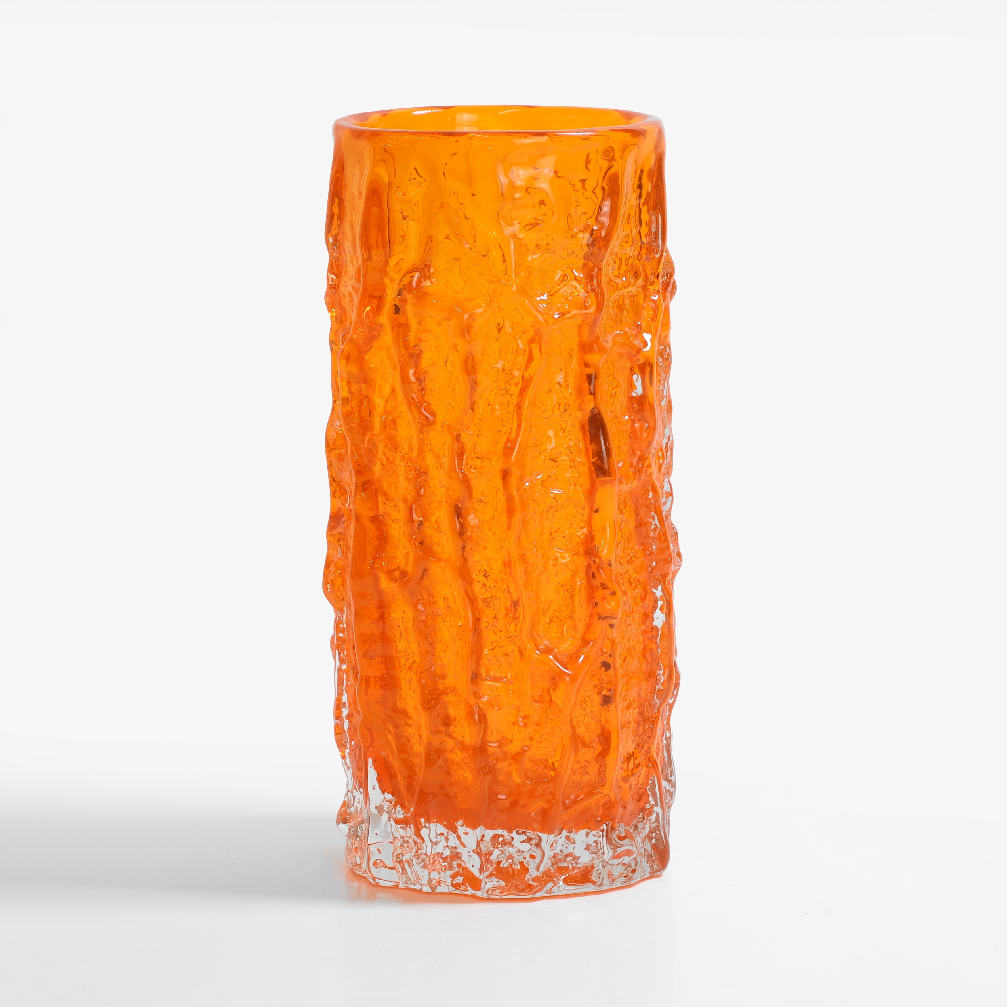 Geoffrey Baxter | Whitefriars Textured Range 'Bark' large vase (Circa ...