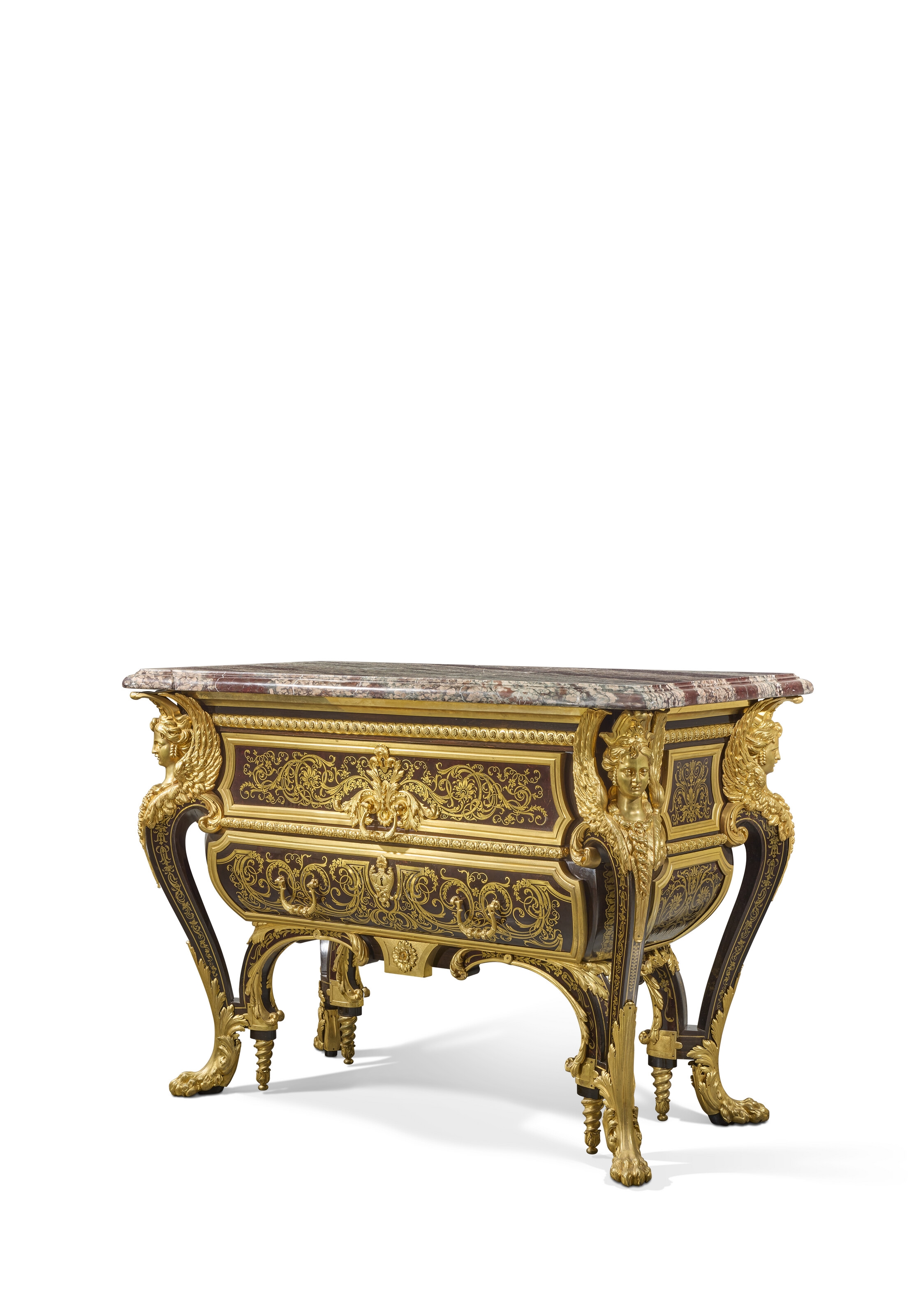 Andre-Charles Boulle | COMMODE SARCOPHAGE DE STYLE LOUIS XIV | MutualArt