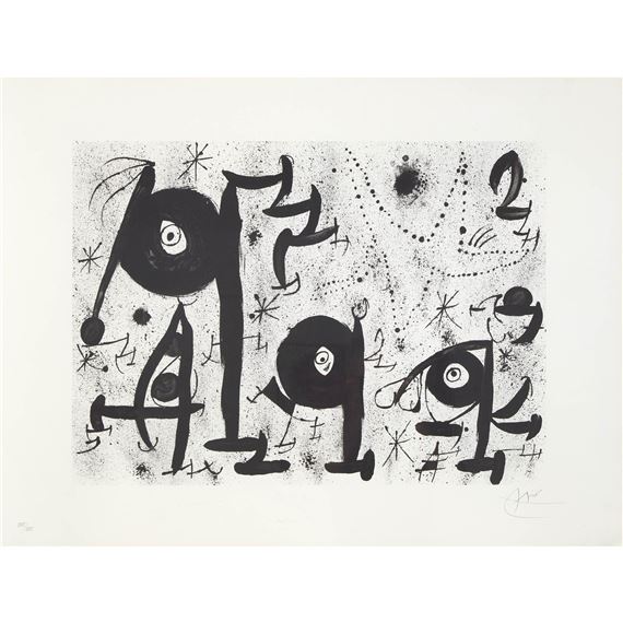Joan Miró | BLUE STAR (BLACK STATE) PLATE 9, FROM HOMAGE TO JOAN PRATS ...