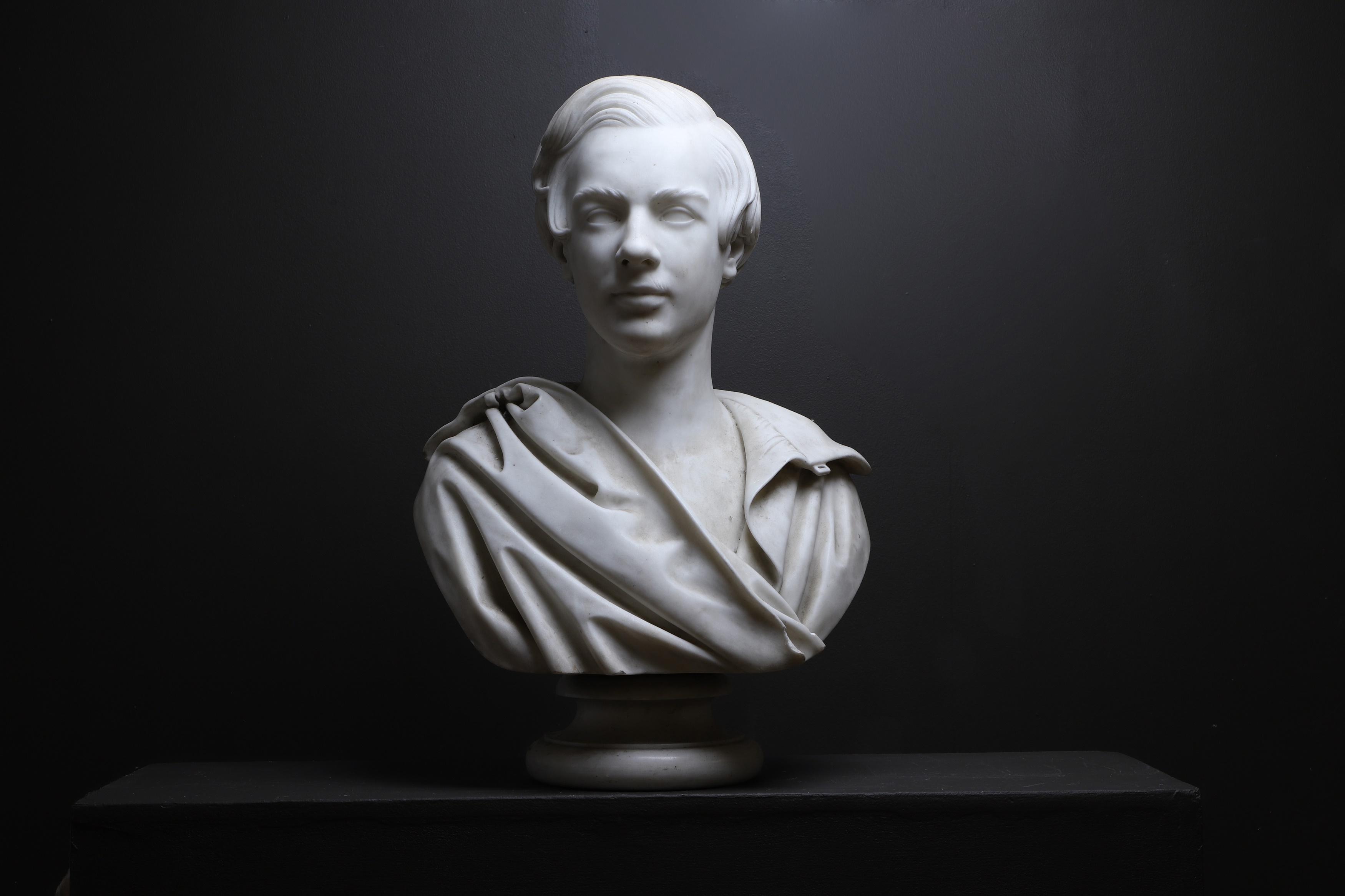 John Robert Steell | a portrait bust of a young man, probably John ...