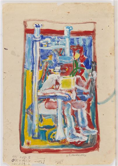 Eugeniusz Markowski | Seated figure | MutualArt
