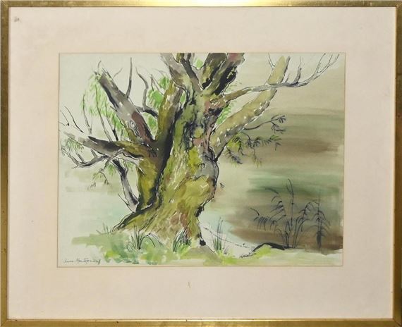 Anne Montgomery | Old Willow Tree | MutualArt