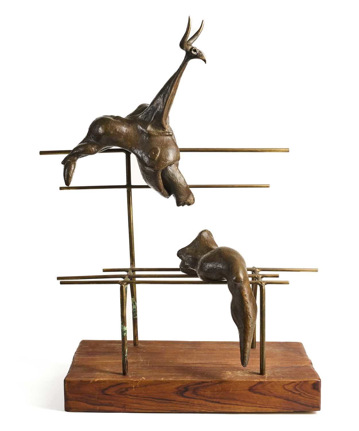 Maureen Vivian Quin | ANIMAL BIRD MAN ON BENCH (1988) | MutualArt