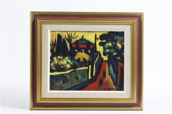 Henri Autran | Lively alley | MutualArt