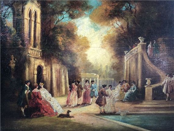 Adolphe René Lefevre | Fêtes galantes (1834 - 1868) | MutualArt
