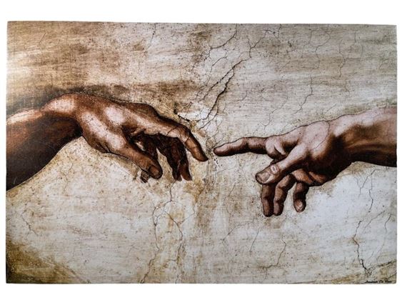 Leonardo da Vinci | The Creation of Adam By Leonardo da Vinci Print ...