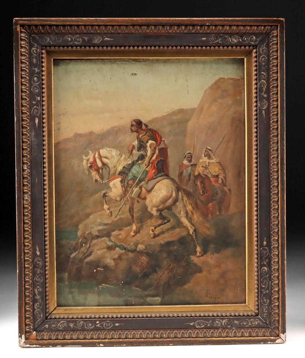 Emile Prangey | Arab Warriors on Horseback | MutualArt