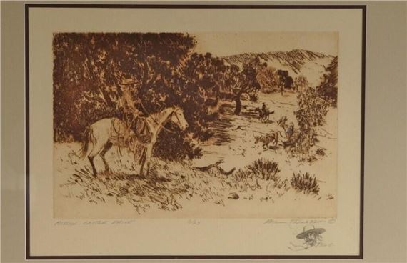 Phil Tognazzini | Mission cattle drive | MutualArt