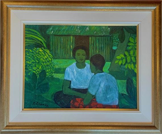 Ray Crooke | Evening Shadows | MutualArt