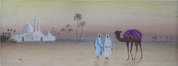 W. Rees | Egyptian Scene (1928) | MutualArt
