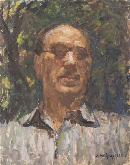Samuel Mutzner | Selfportrait (1955) | MutualArt