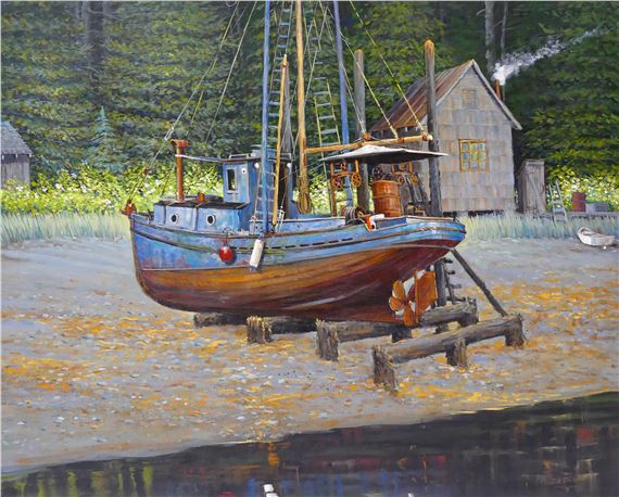 Austin Deuel | Fishing Boat | MutualArt