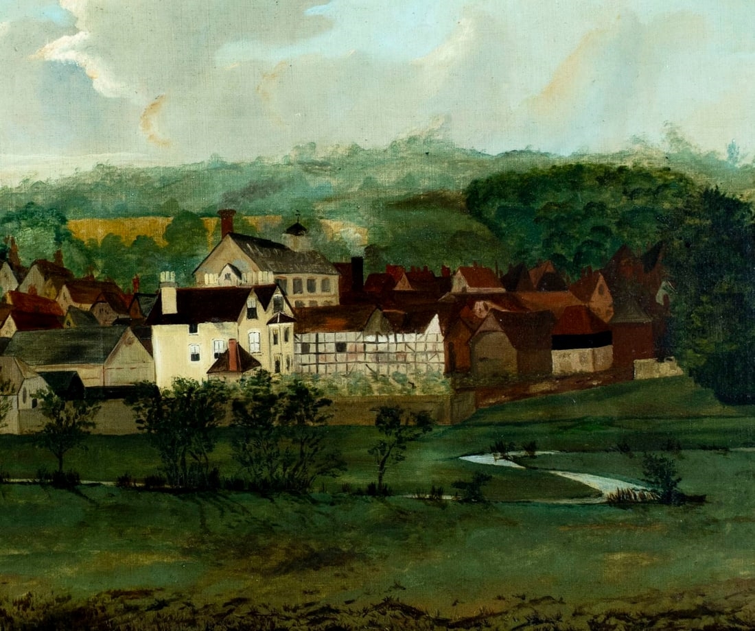 Arthur Tessier | Medieval Town Scene (1872) | MutualArt