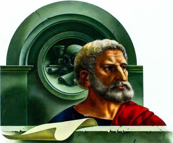 Nicolas Kirillovitch Litvinov | Portrait of Galen (1987) | MutualArt