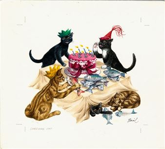 Basil Smith | Smiles - Cheshire Cat (1990) | MutualArt