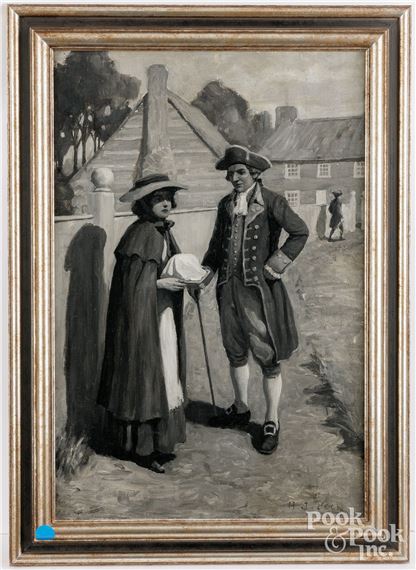 Henry Jarvis Peck | Peggy and Benedict Arnold | MutualArt