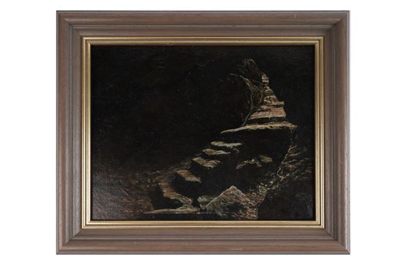 George Sherwood Hunter | The stone staircase | MutualArt