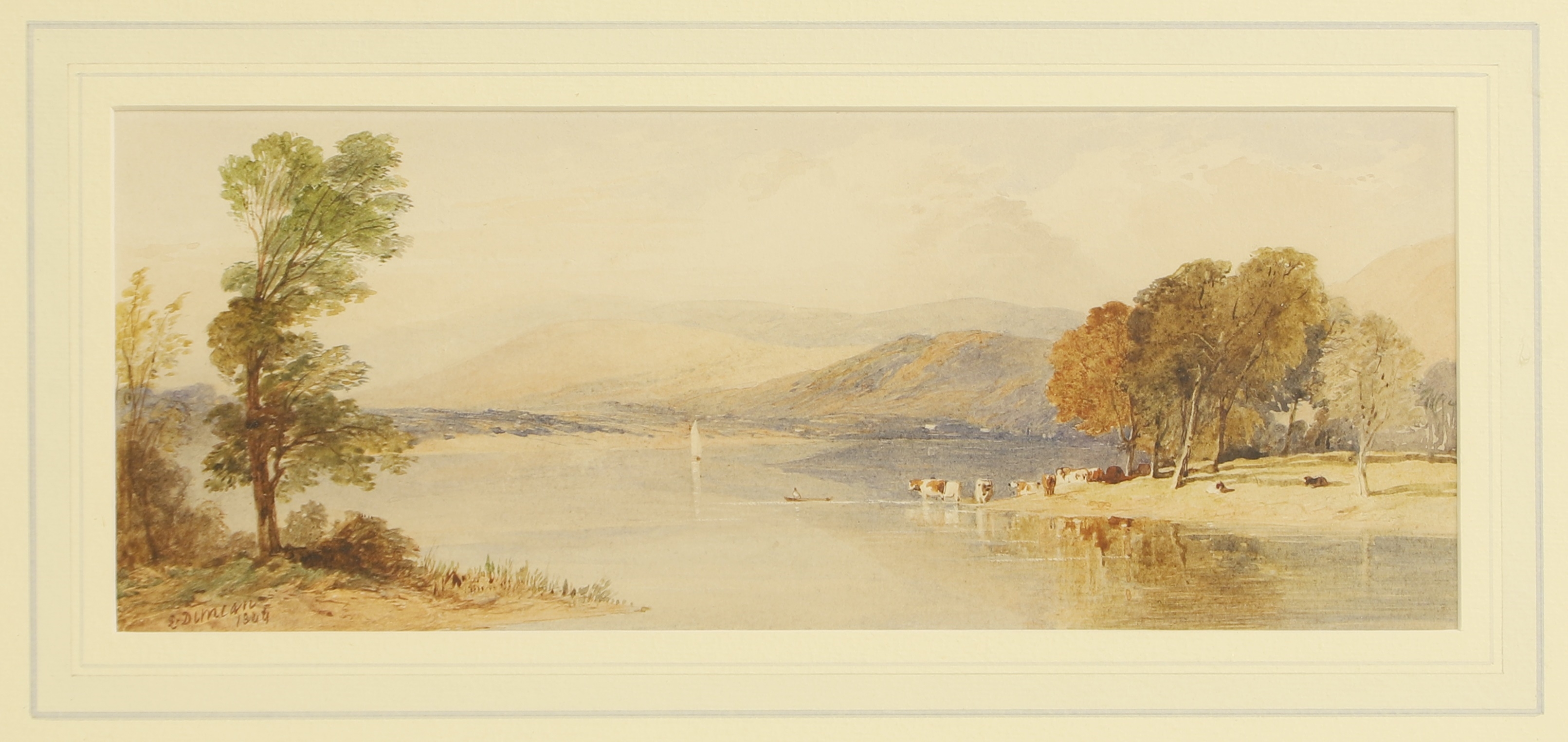 Edward Duncan | A View in the Lake District (1844) | MutualArt