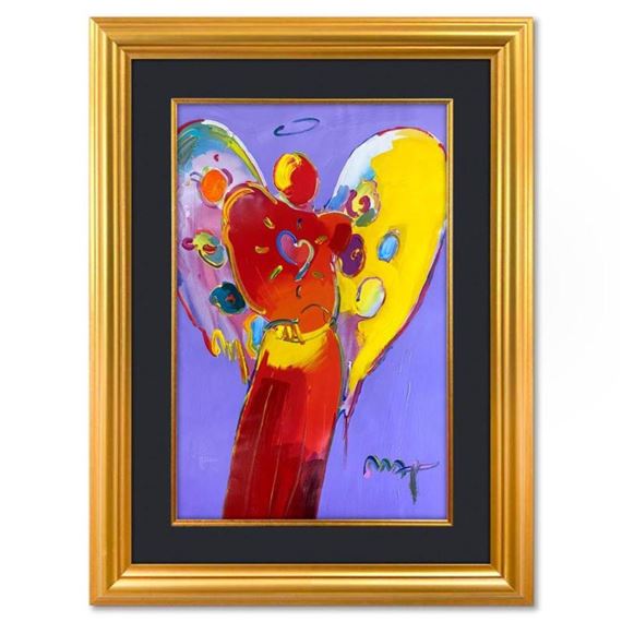 Peter Max | Angel with Heart | MutualArt