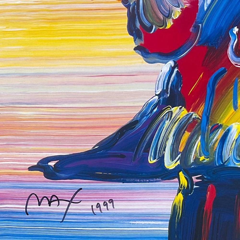 Peter Max | Umbrella Man | MutualArt