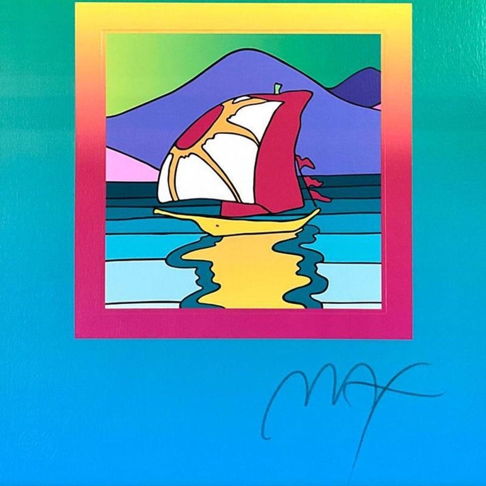 Peter Max | Sailboat East on Blends Ver. II | MutualArt