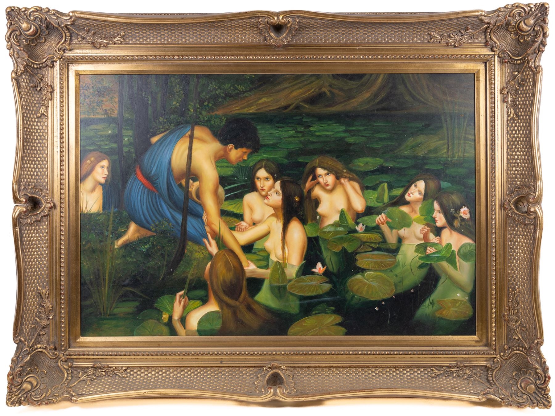 John William Waterhouse Hylas And The Nymphs Mutualart