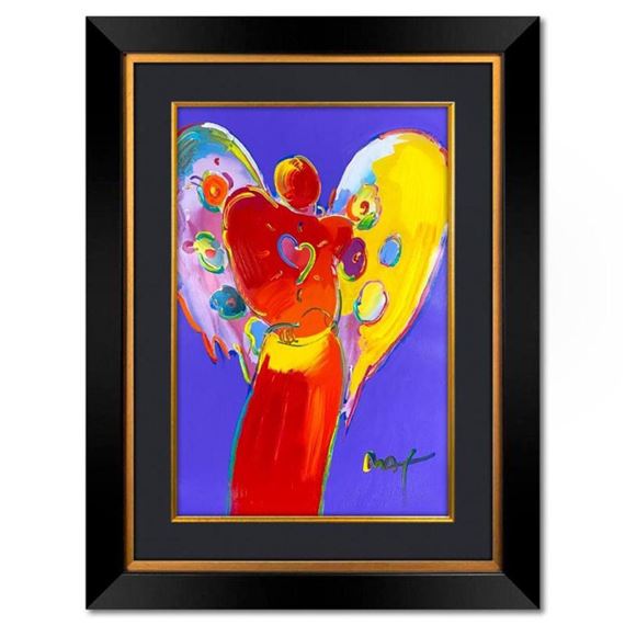 Peter Max | Angel with Heart | MutualArt