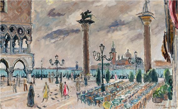 Cathleen S. Mann | Piazza San Marco, Venice (1952) | MutualArt