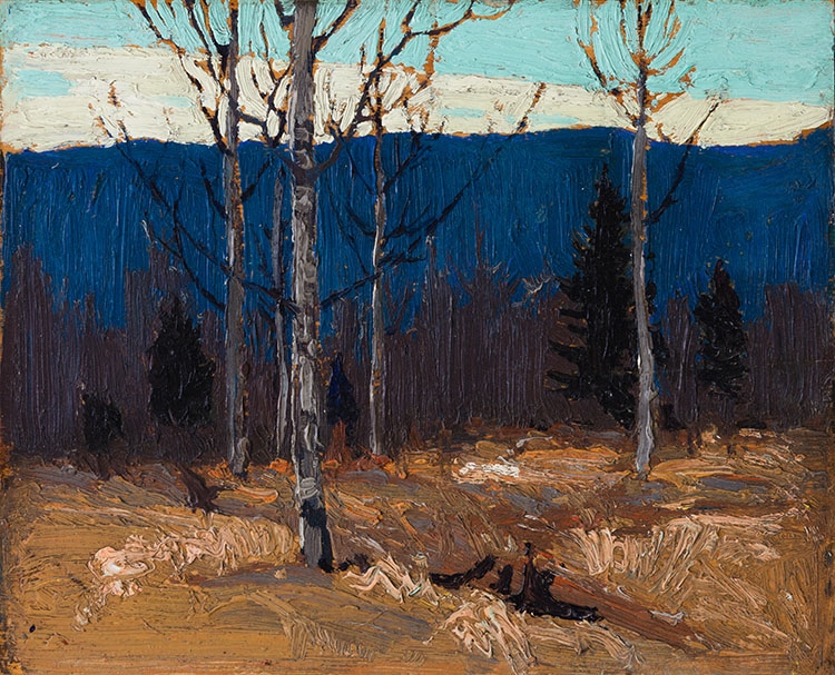 Tom Thomson | Hillside on Big Cauchon Lake (1915) | MutualArt