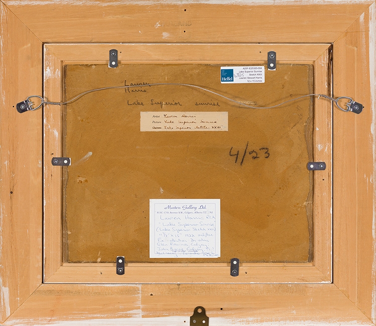 Lawren Stewart Harris | Lake Superior Sunrise (Lake Superior Sketch ...